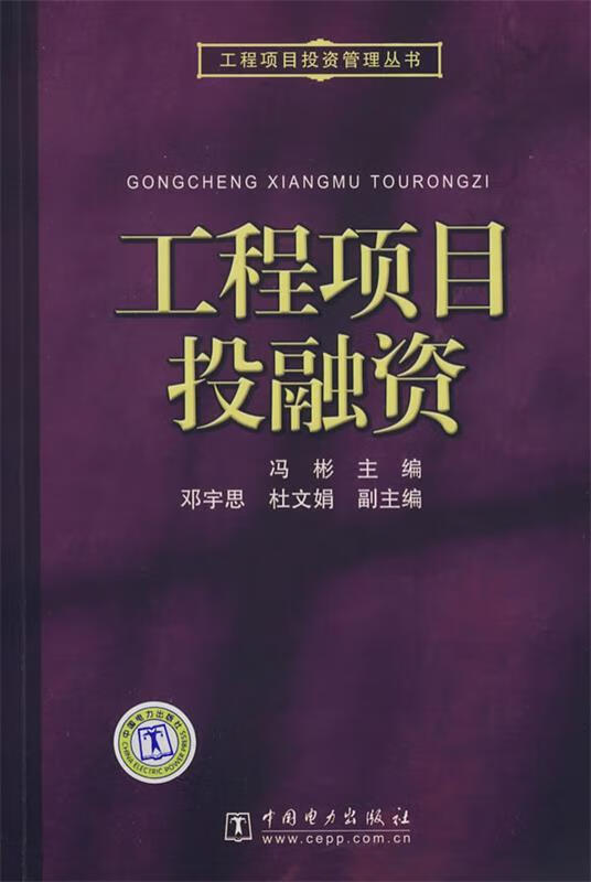 工程项目投融资【好书，下单速发】
