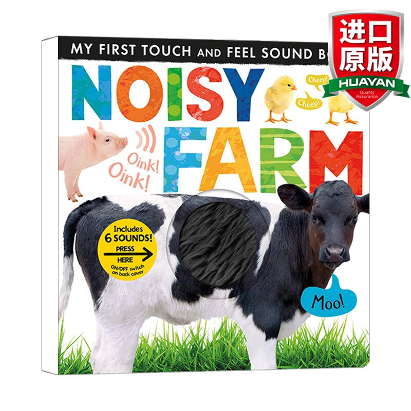 Noisy Farm 英文原版绘本 嘈杂的农场 英文版 进口英语原版书籍