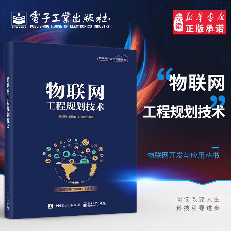 物联网工程规划技术 物联网开发与应用丛书 廖建尚编著 物联网工程规划设计功能模块设计项目测试总结通信与网络书籍 新华书籍