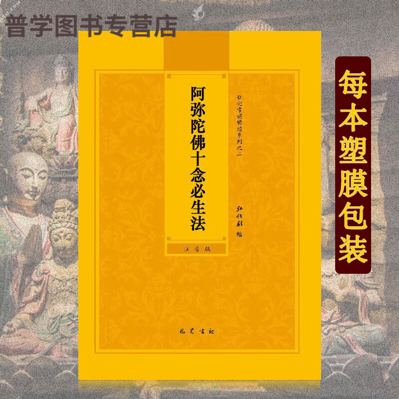 阿弥陀佛十念必生法简体注音版弘化常诵佛经读诵本经书结缘