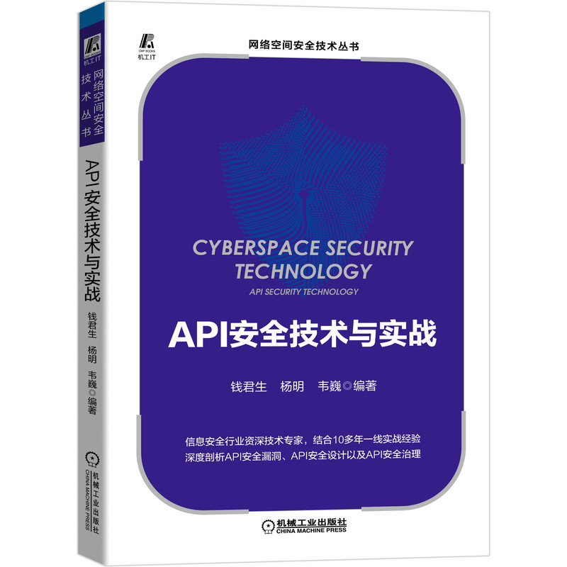 包邮 API安全技术与实战 钱君生 网络空间安全技术丛书