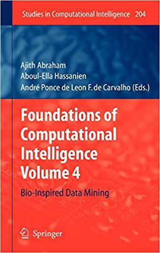 Foundations of Computational Intelligence