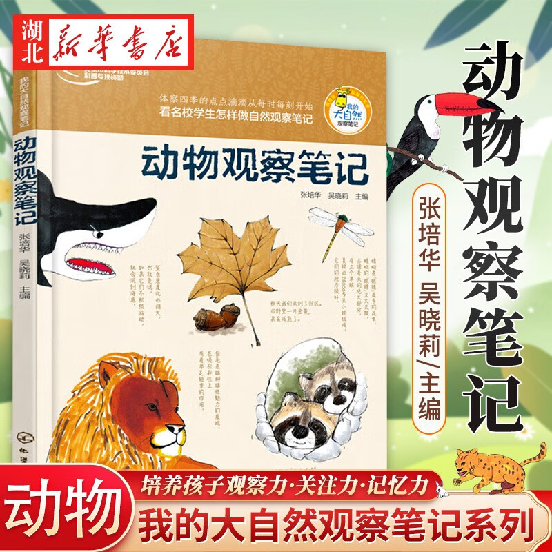 动物观察笔记 我的大自然观察笔记6-9-12岁少儿动物科普百科全书儿童大百科小学生兴趣培养思维观察训练书 湖北旗舰店