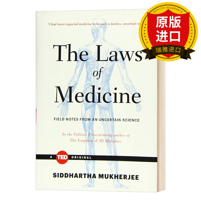 英文原版 医学规律 The Laws of Medicine 英文版进口原版英语书籍 Siddhartha Mukherjee 精装