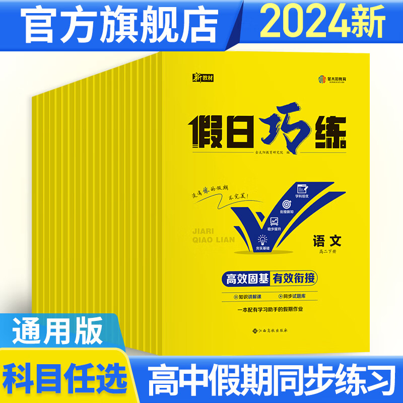 金太阳教育 2024版假日巧练新教材语文数学英语物理化学生物政治历史地理高中一二年级必修123册下学期寒假作业复习教辅资料合订本 化学 必修第二册
