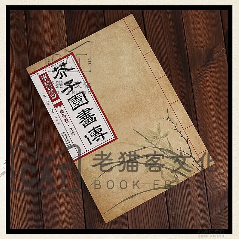 芥子园画传全套13册 康熙原版芥子园画谱8开本 花鸟山水卷梅兰竹菊 芥子园画传 安徽美术出版社 芥子园画传 花鸟卷·兰谱(康熙原版)