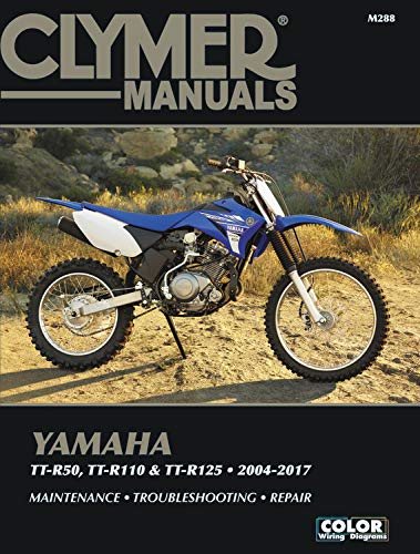 Yamaha Tt-R50, Tt-R110 & Tt-R125, 2004-2017 Clymer Manual