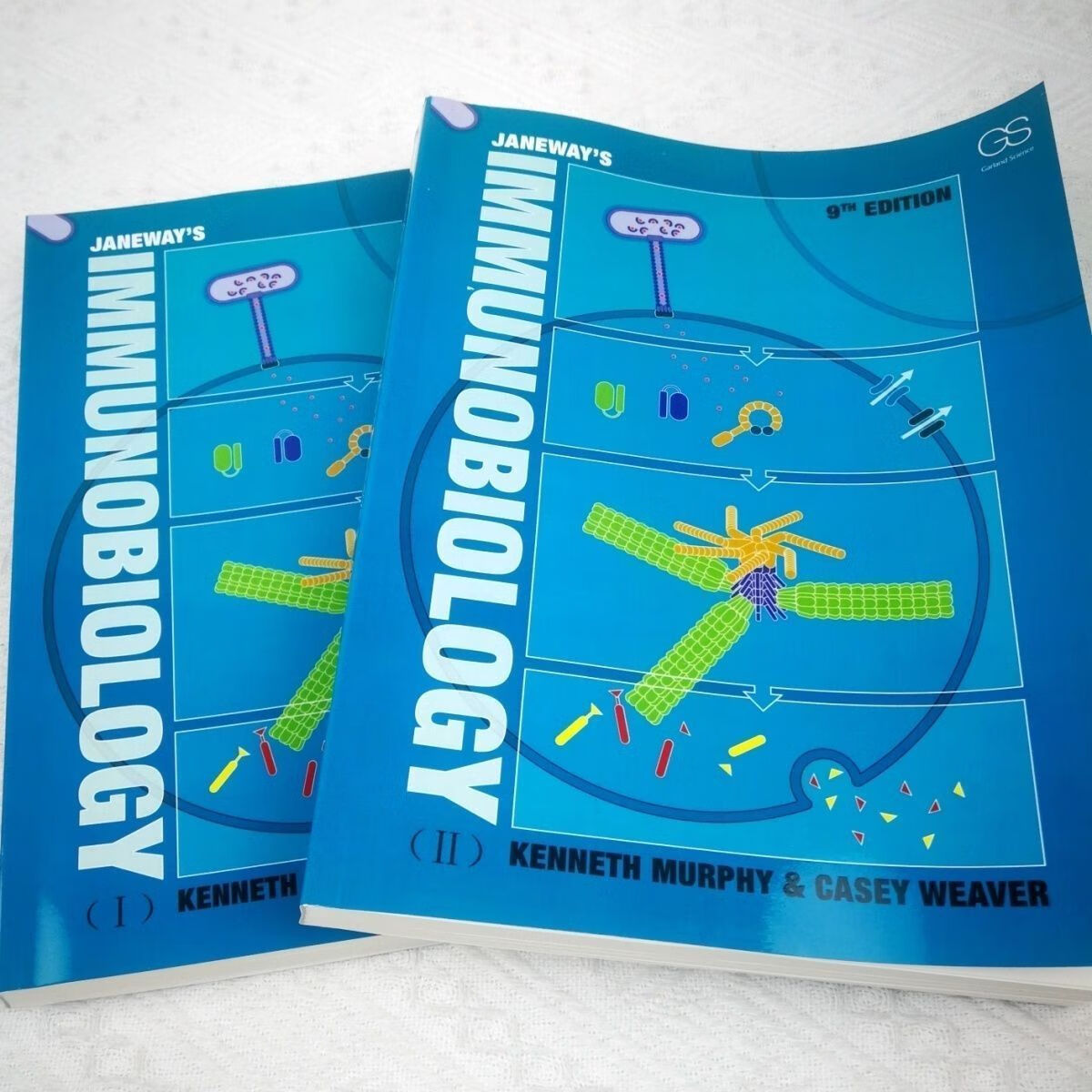 Janeway's Immunobiology Ninth版2016Kenneth M. Murphy全彩两本