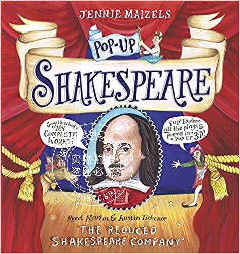 现货 Pop-up Shakespeare 英文原版 莎士比亚立体书
