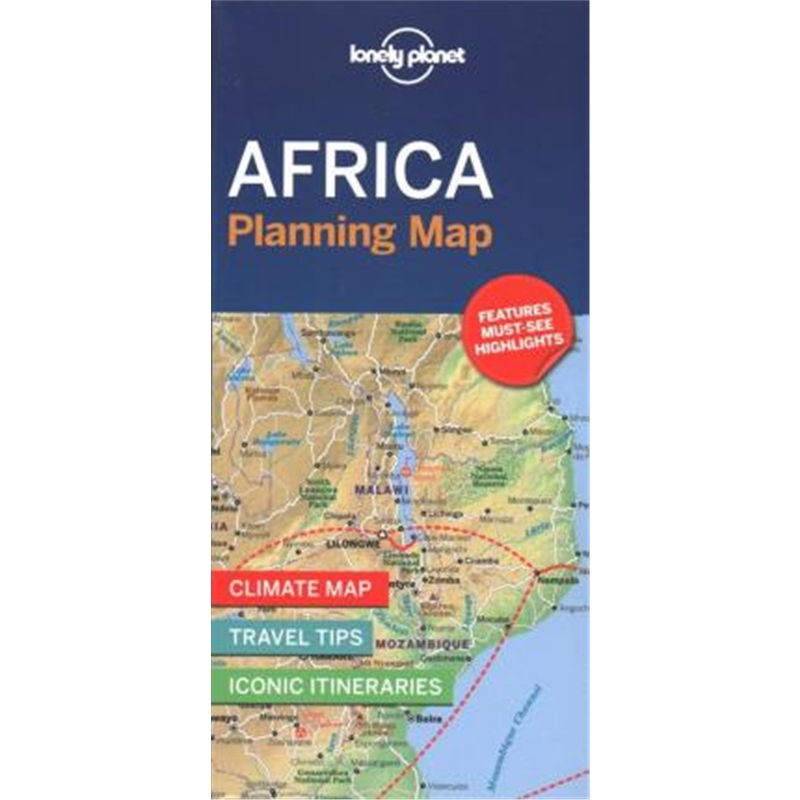 Lonely Planet Africa Planning Map