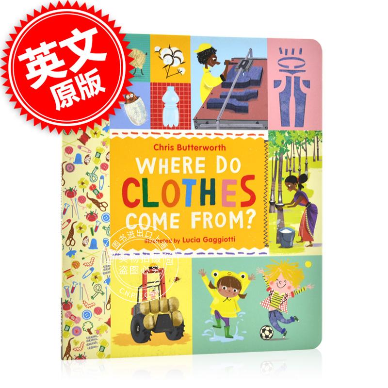 现货 衣服从哪里来？ 英文原版 Where Do Clothes Come from?