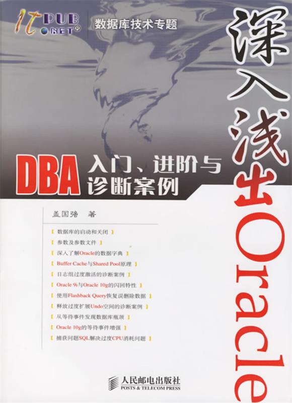 深入浅出Oracle 盖国强 著【书】