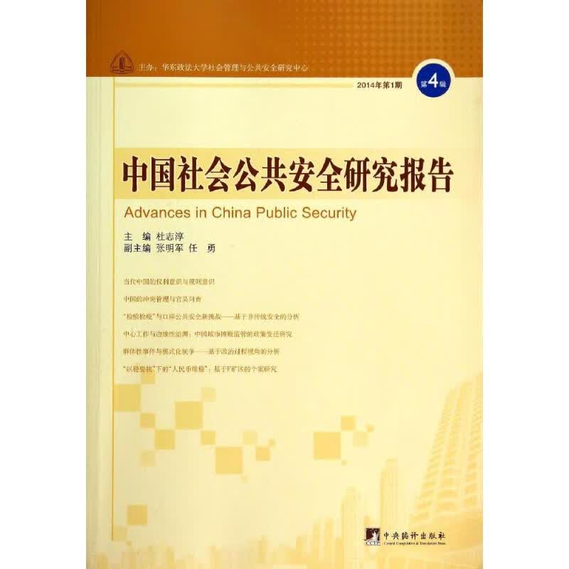 中国社会公共安全研究报告(4)  书籍