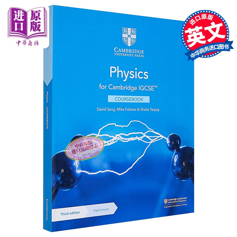 预售 剑桥大学出版NEW Cambridge IGCSE Physics Coursebook with Digital Access (2 years)