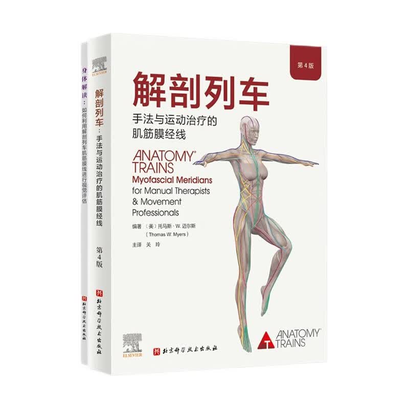解剖列车：手法与运动治疗的肌筋膜经线：第4版+身体解读 如何利用解剖列车肌筋膜线进行视觉评估（共