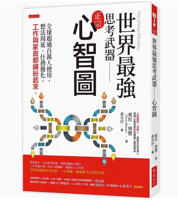 台版 世界*强思考武器 心智图 大是文化 东尼 博赞 从工作家庭教育与如何更幸福的思考企业管理书籍 .
