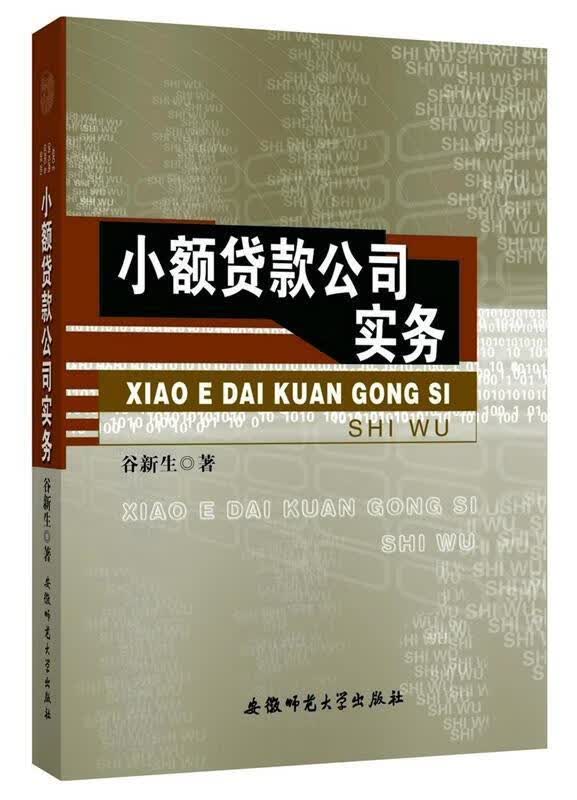 小额贷款公司实务 谷新生 9787811413229