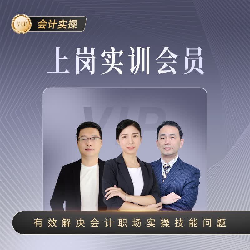 财务精英会员】会计实务做账教程网课真账报税实训出纳零基础软件 上岗实训会员