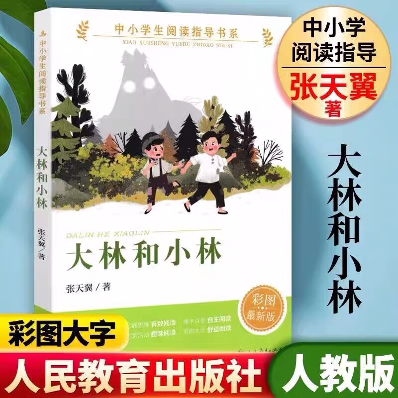 大林和小林 张天翼著 小学生阅读书人民教育出版社三四五六年级书