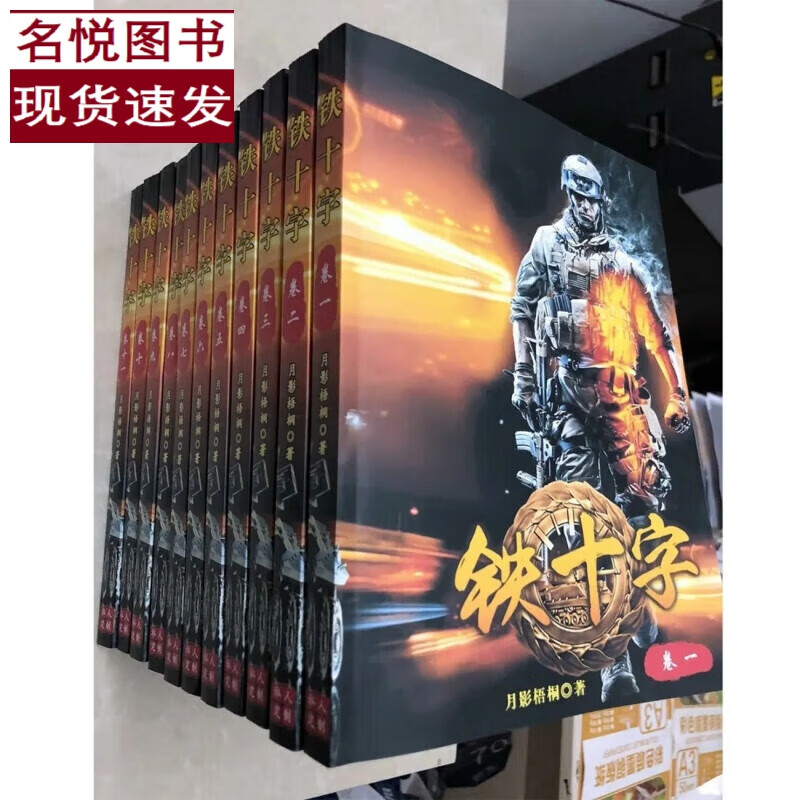 《铁十字》小说全集全套1-11册完整无删减作者月影梧桐版70克道林