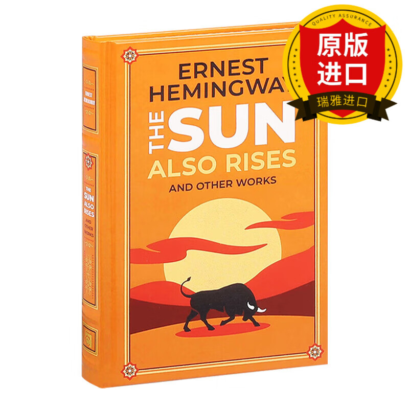 英文原版 The Sun Also Rises and Other Works 太阳照常升起和海明威其他故事集 皮革精装Leather-bound Classics 英文版 进口书