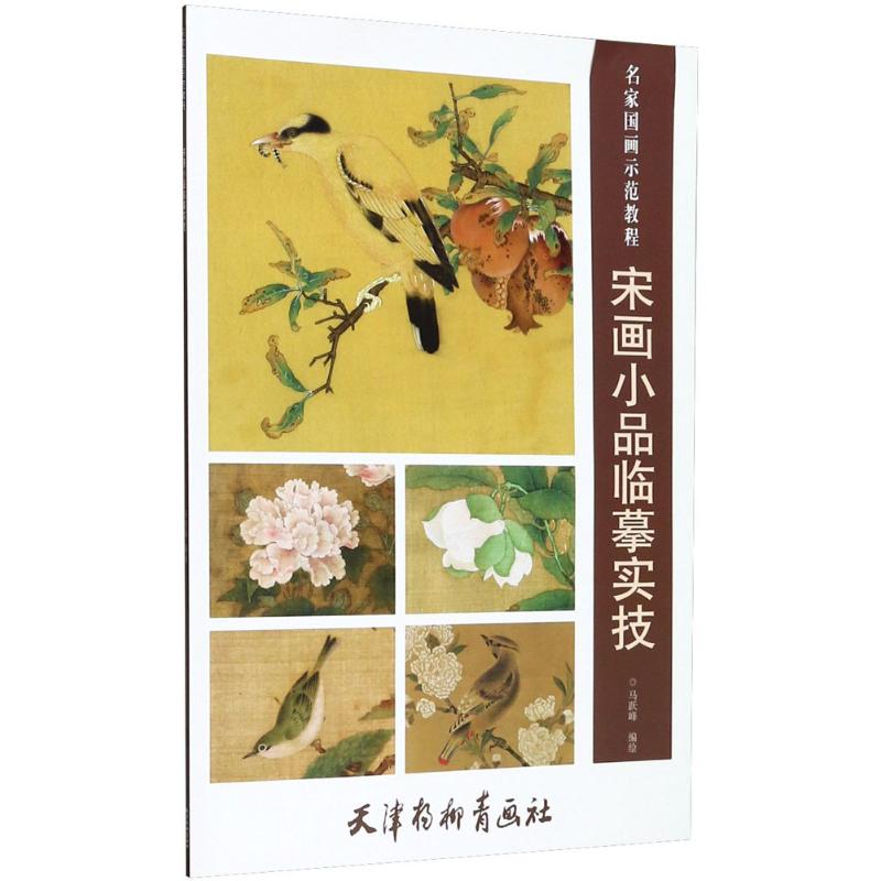 宋画小品临摹实技 马跃峰 编绘  书籍