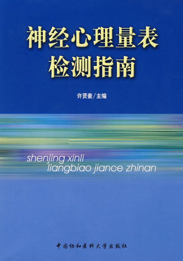 神经心理量表检测指南 许贤豪主编