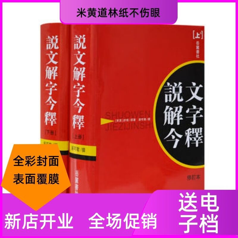 现货说文解字今释上下二册 岳麓书(东汉)许慎著汤可敬撰
