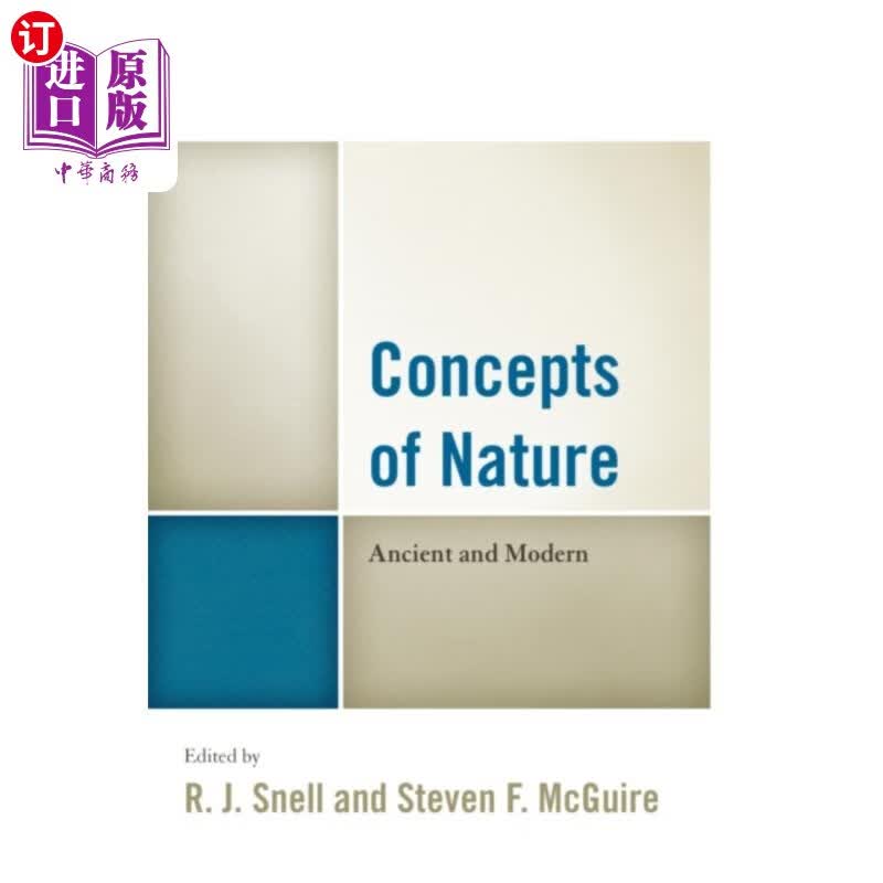 海外直订Concepts of Nature 自然的概念