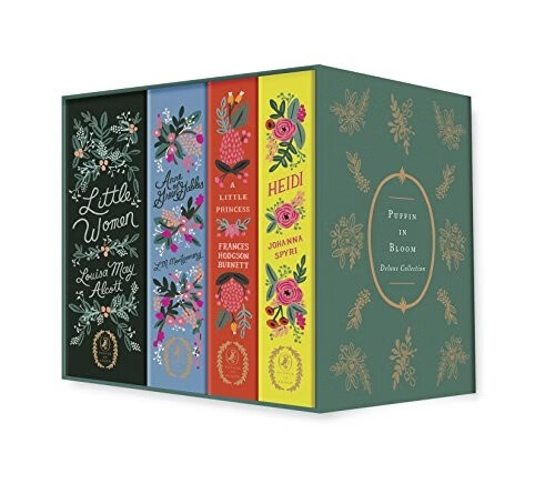 现货 英文原版 The Puffin in Bloom Collection 企鹅繁花女孩：小妇人、小公主、海蒂、绿山墙的安妮 精装