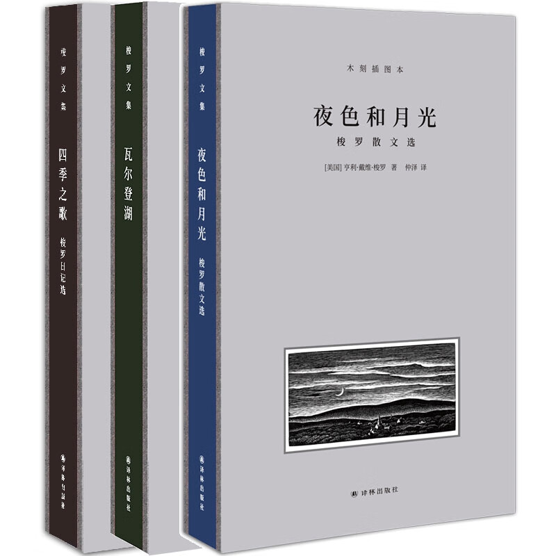 梭罗文集 共3册