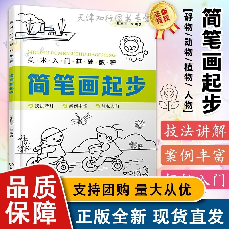 美术入门基础教程 简笔画起步 儿童简笔画入门书籍 儿童简笔画大