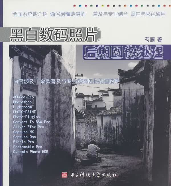 ！ 黑白数码照片后期图像处理 9787564705640 a雁 电子科技大学出版社