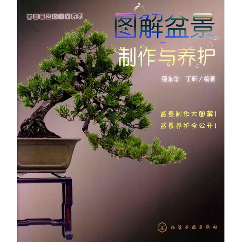 家庭园艺DIY系列:图解盆景制作与养护 顾永华,丁昕 作 书籍