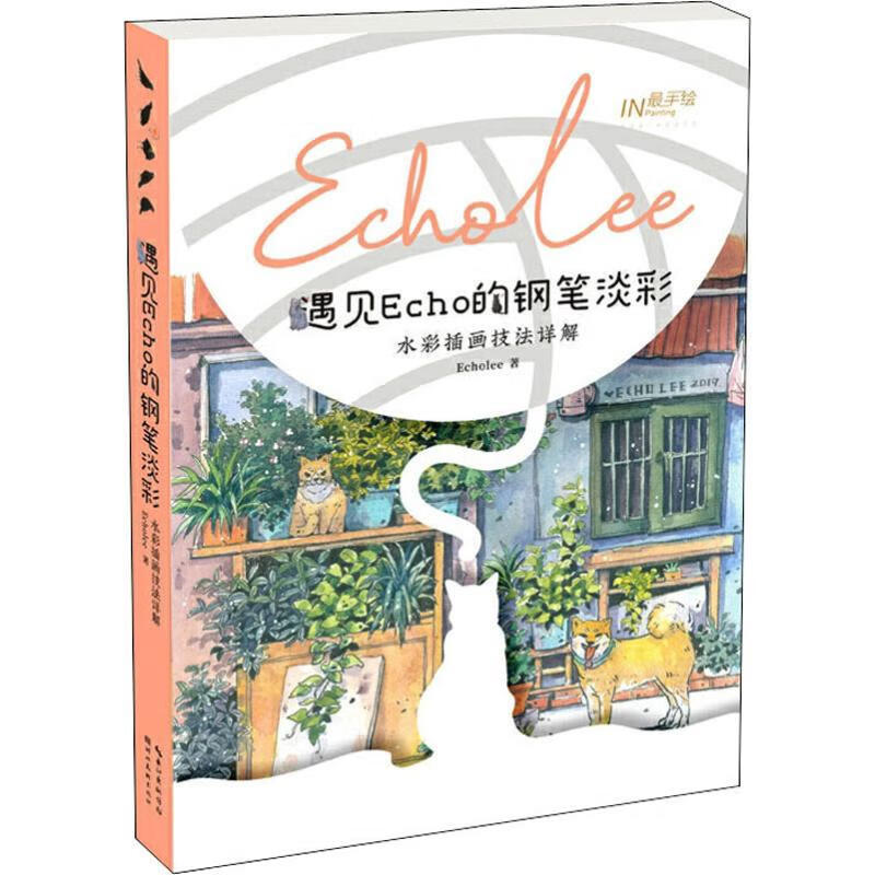 遇见Echo的钢笔淡彩 水彩插画技法详解 全新  全新