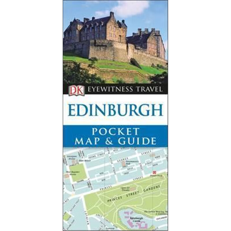 DK Eyewitness Edinburgh Pocket Map and Guide