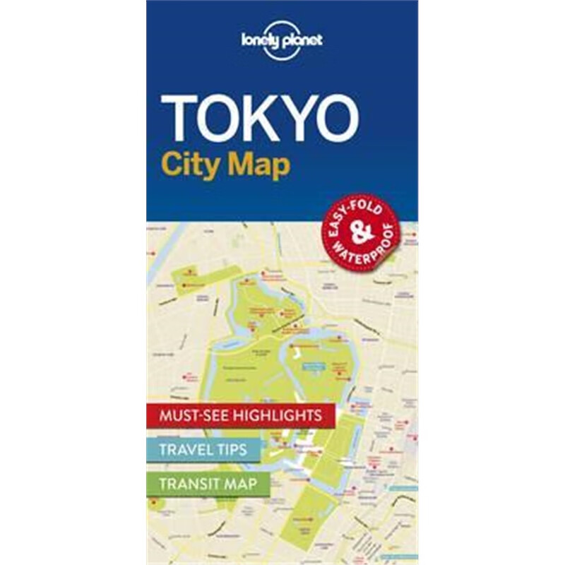 现货Lonely Planet Tokyo City Map