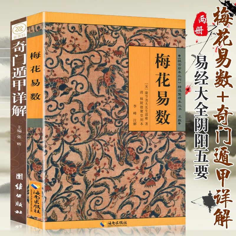 全2册奇门遁甲详解+梅花易数白话精解 国哲学书籍 易经学风水书籍 2册】梅花易数+奇门遁甲