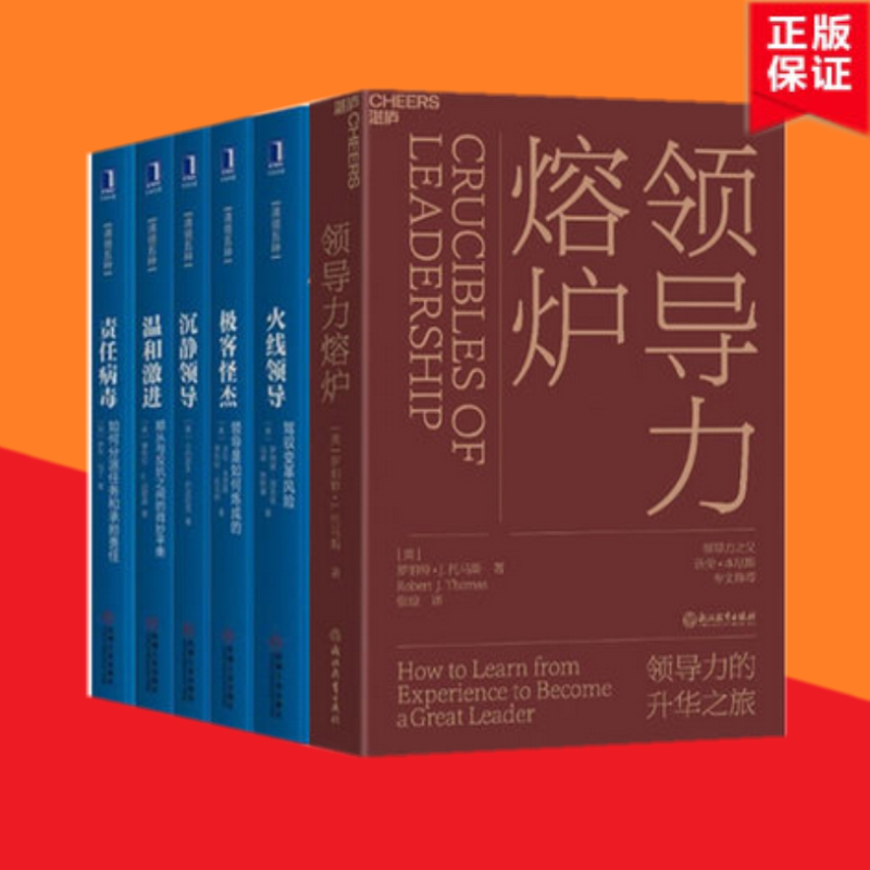 极客怪杰+火线领导+沉静领导+温和激进+责任病毒+领导力熔炉【套装6册】