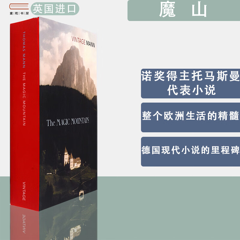 The Magic Mountain 魔山 Thomas Mann 诺贝尔文学奖得主 托马斯·曼 代表小说 进口 英文原版书