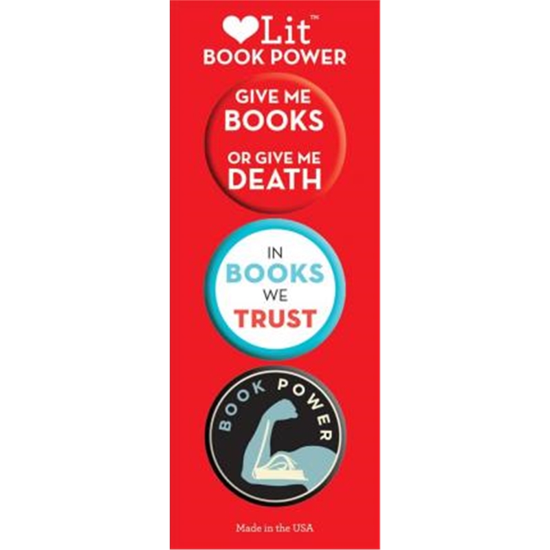 Book Power 3 Badge Set