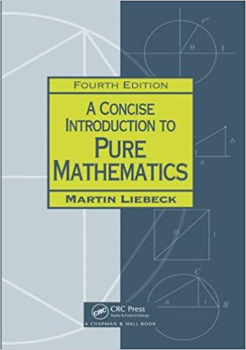 现货 纯数学概论 A Concise Introduction to Pure Mathematics