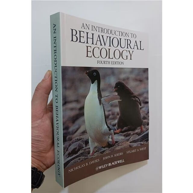 An Introduction to Behavioural Ecology 4th Edition
