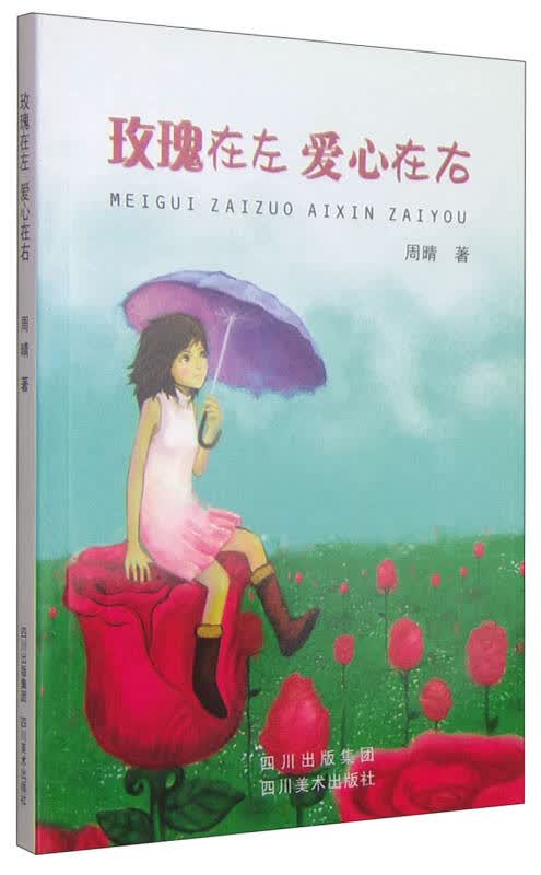 玫瑰在左 爱心在右 周晴【好书，下单速发】