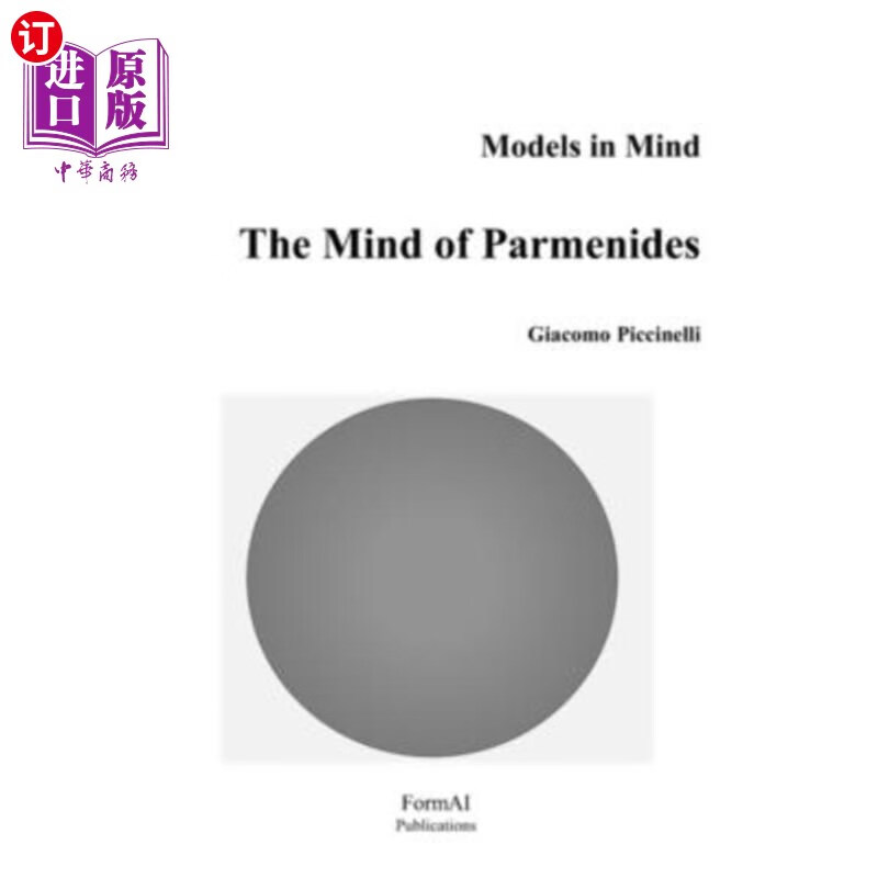 海外直订The Mind of Parmenides 巴门尼德的思想