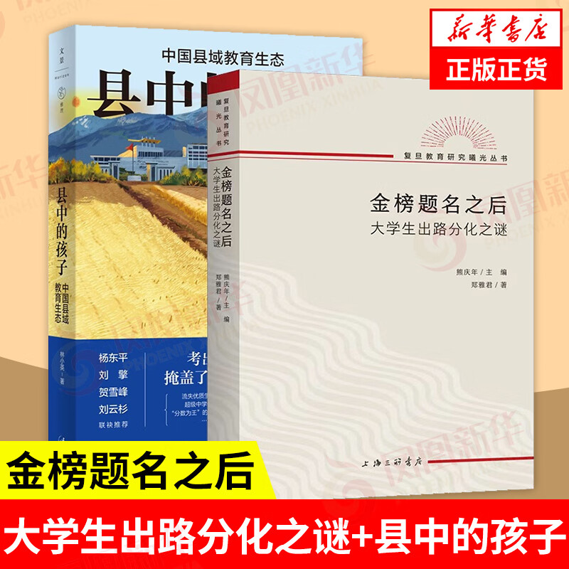 【两本套】金榜题名之后：大学生出路分化之谜+县中的孩子-中国县域教育生态 正货