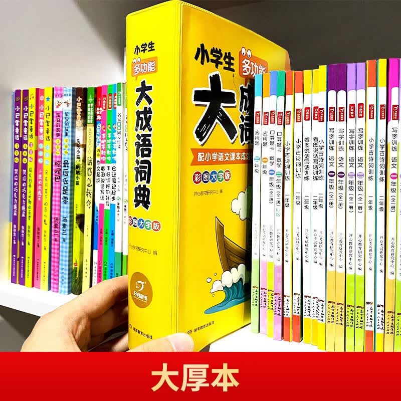 2021 小学生多功能大成语词典大开本彩图大字注音版现代汉语常用 中华成语大