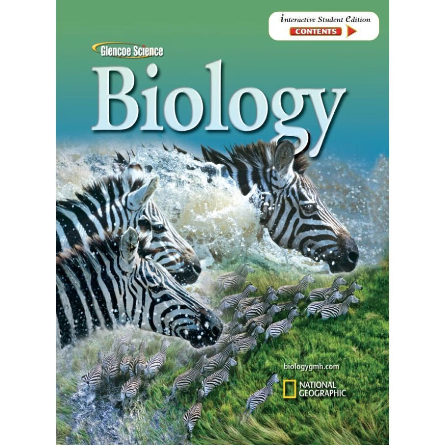 全彩Glencoe Science Biology美国普通课本 美国 通用