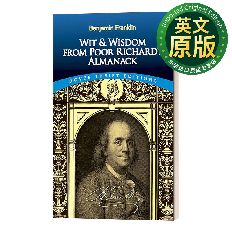 Wit and Wisdom from Poor Richard's Almanack 穷查理宝典 查理?芒格智慧箴言录 英文原版 Franklin, Benjamin