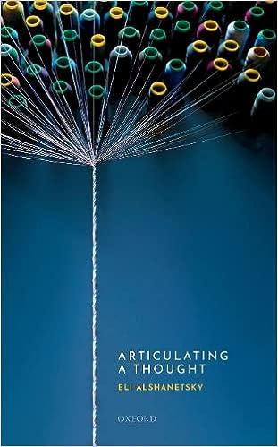 表达思想 Articulating a Thought